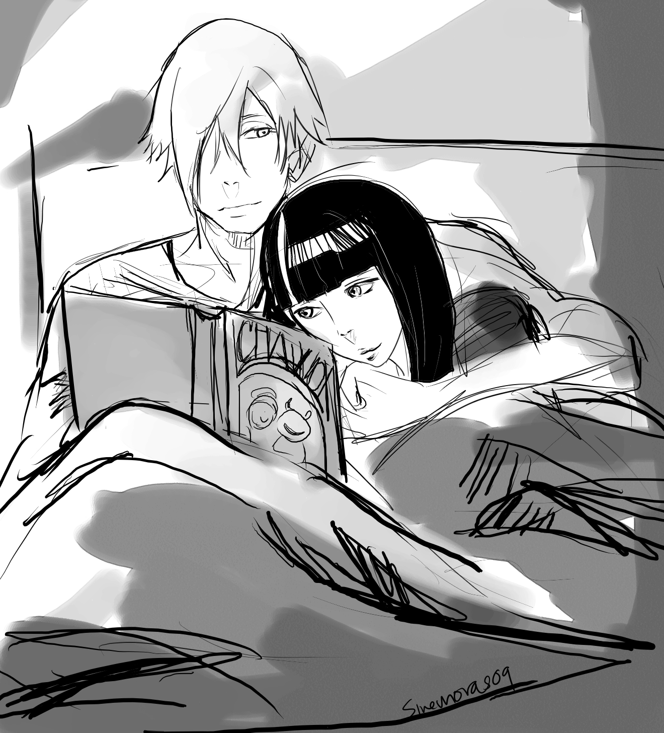 Decim x Chiyuki fanart - Chapter 8 - sinemoras09 - Death Parade (Anime ...