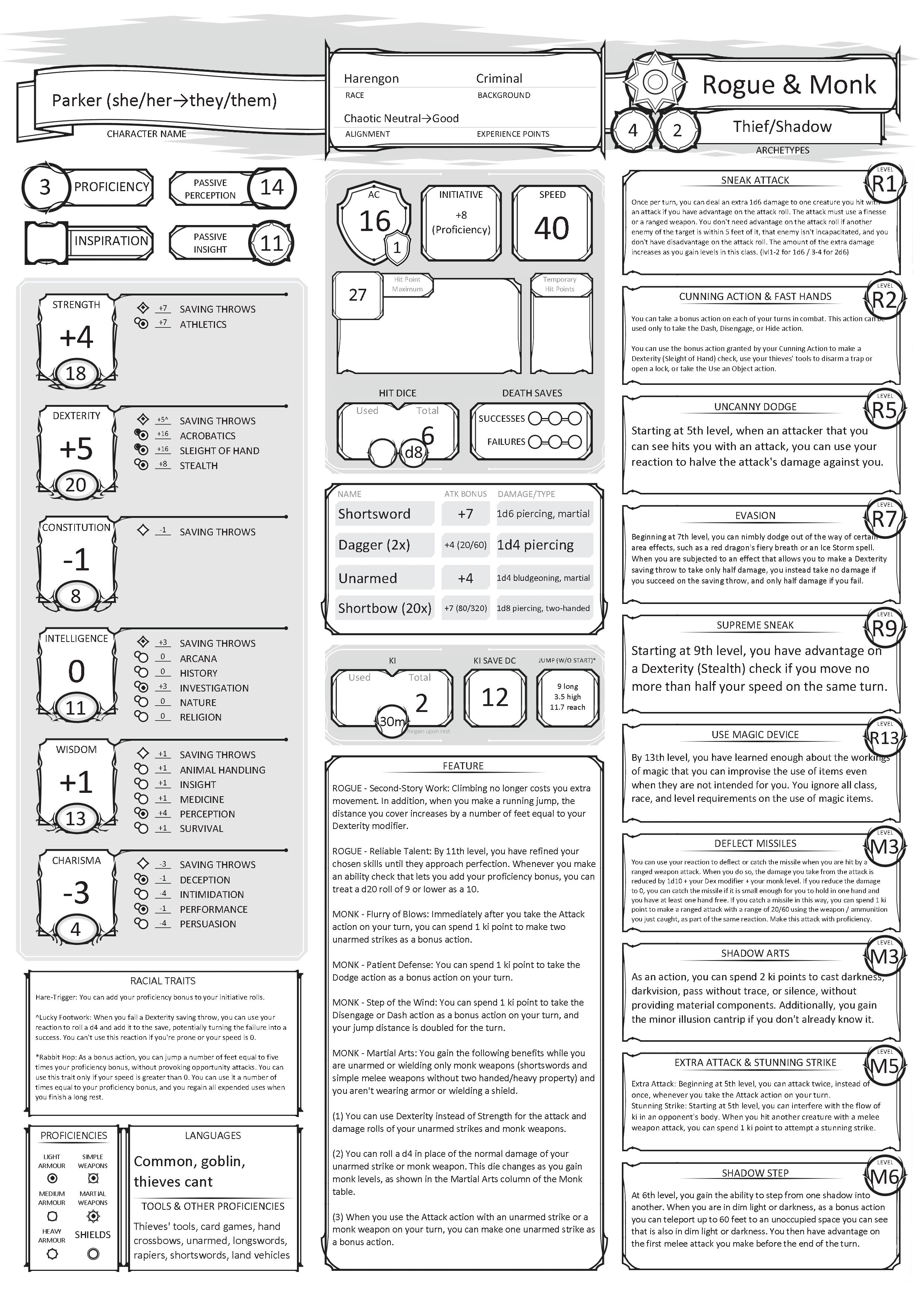 [DND CHARACTER SHEETS & FANART] the crit the rich campaign - Chapter 2 ...