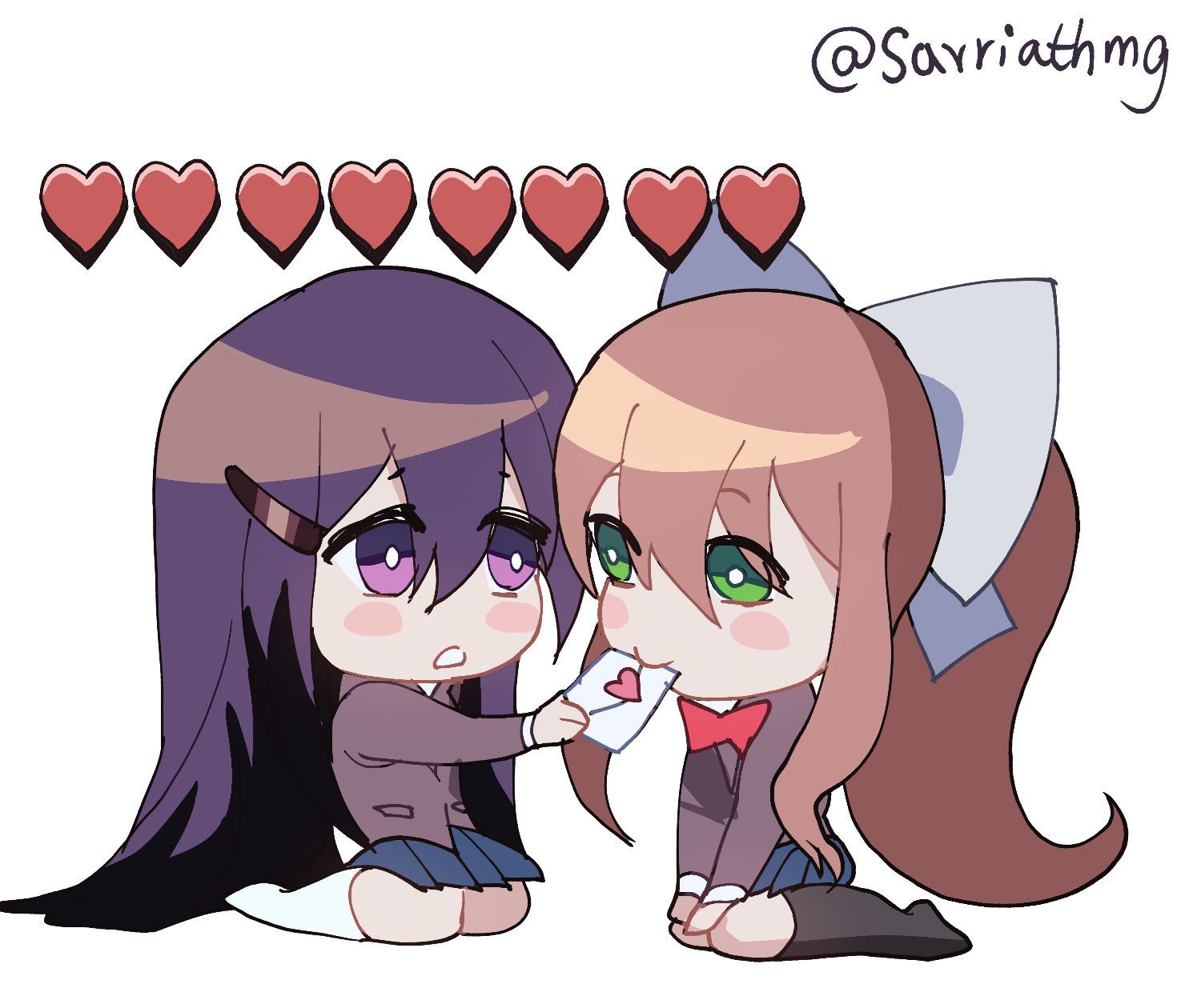 Love Letters - Sarriathmg_RoundTwo - Doki Doki Literature Club! (Visual ...