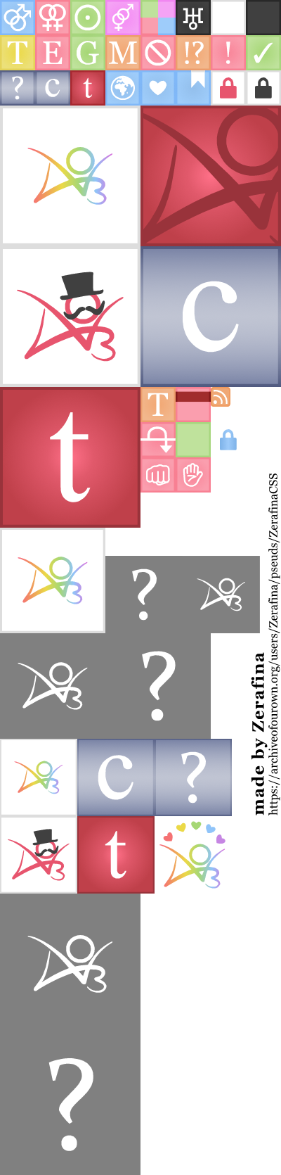 Replace the AO3 Icons – @zerafinacss on Tumblr