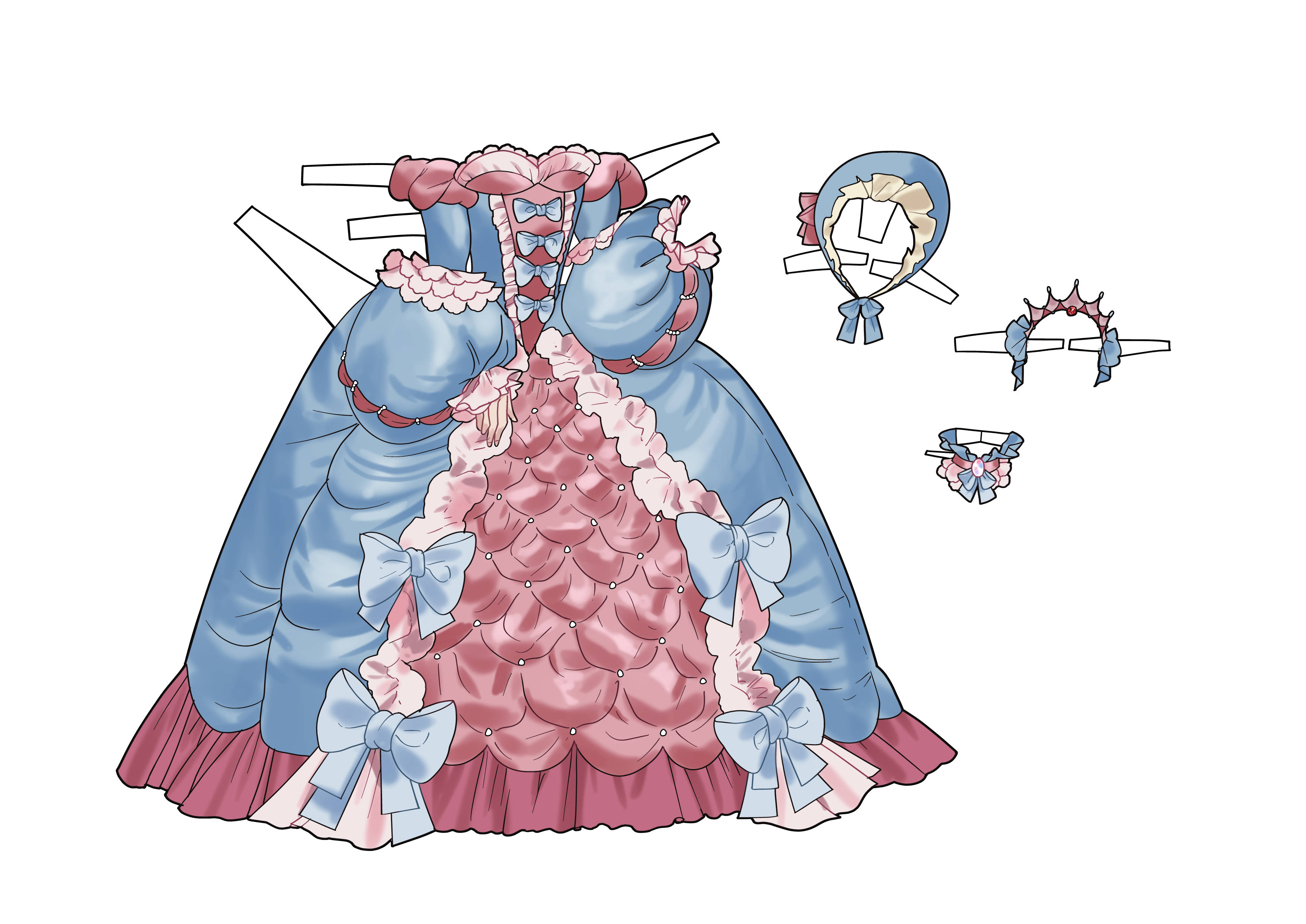 Omega Princess Jason Dress-Up Doll Templates (Printable!) - sarriathmg ...
