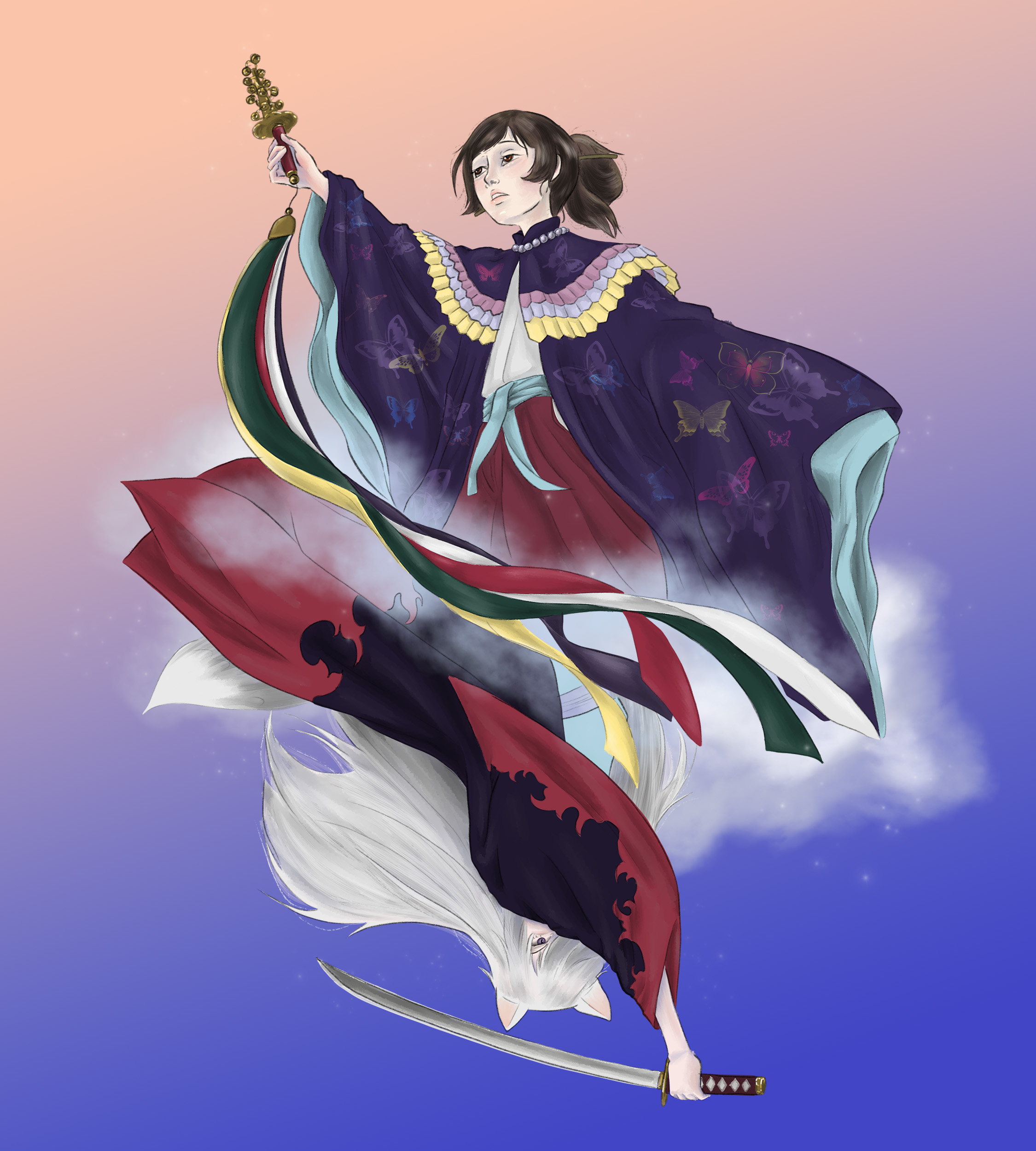 [Art] The Kami and the Kitsune - KiKitsune - Kamisama Hajimemashita ...