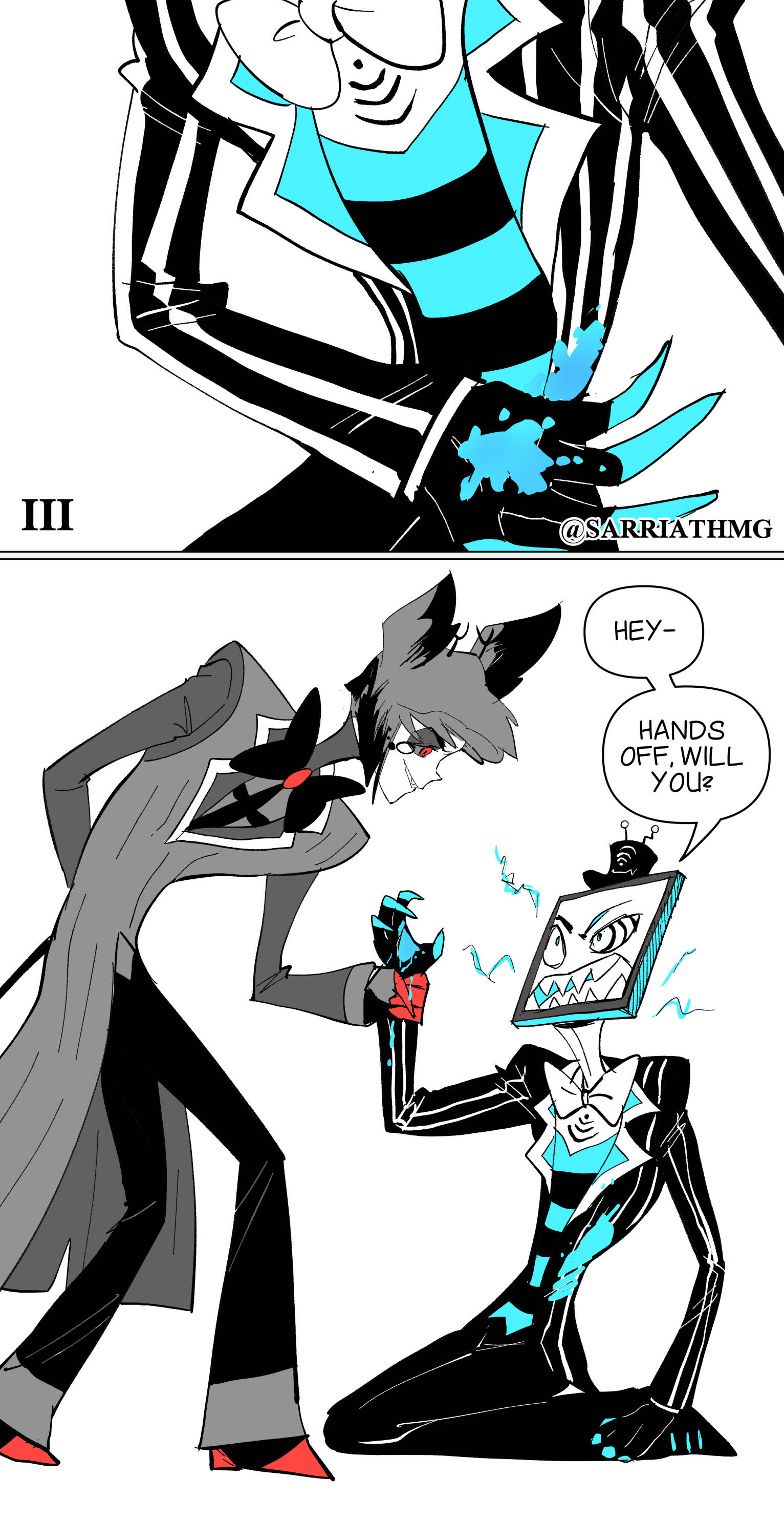 Fan Comic Who Besides I… Sarriathmg Hazbin Hotel Cartoon