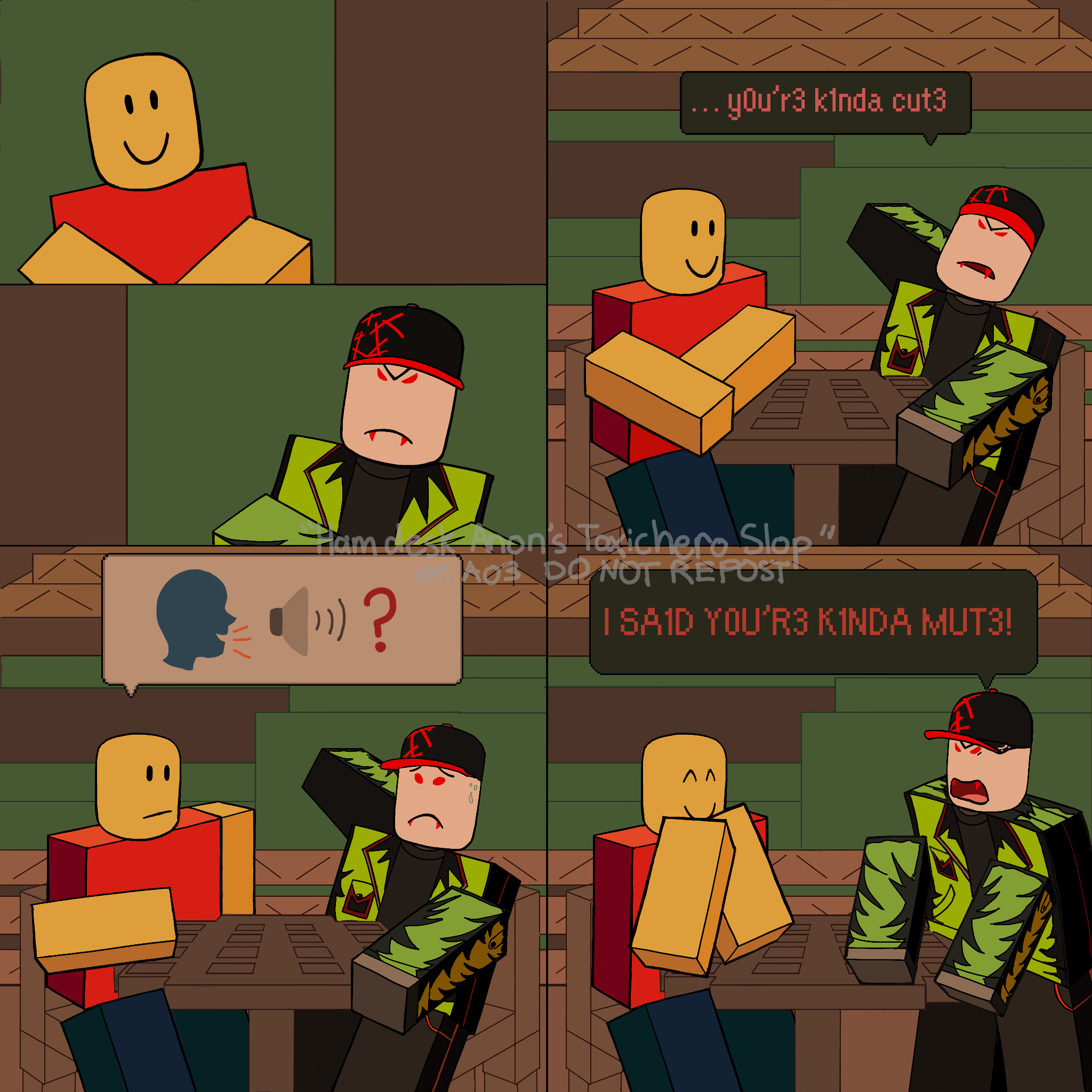 Ham Desk Anon's Toxichero Slop - Chapter 3 - Anonymous - Roblox (Video ...