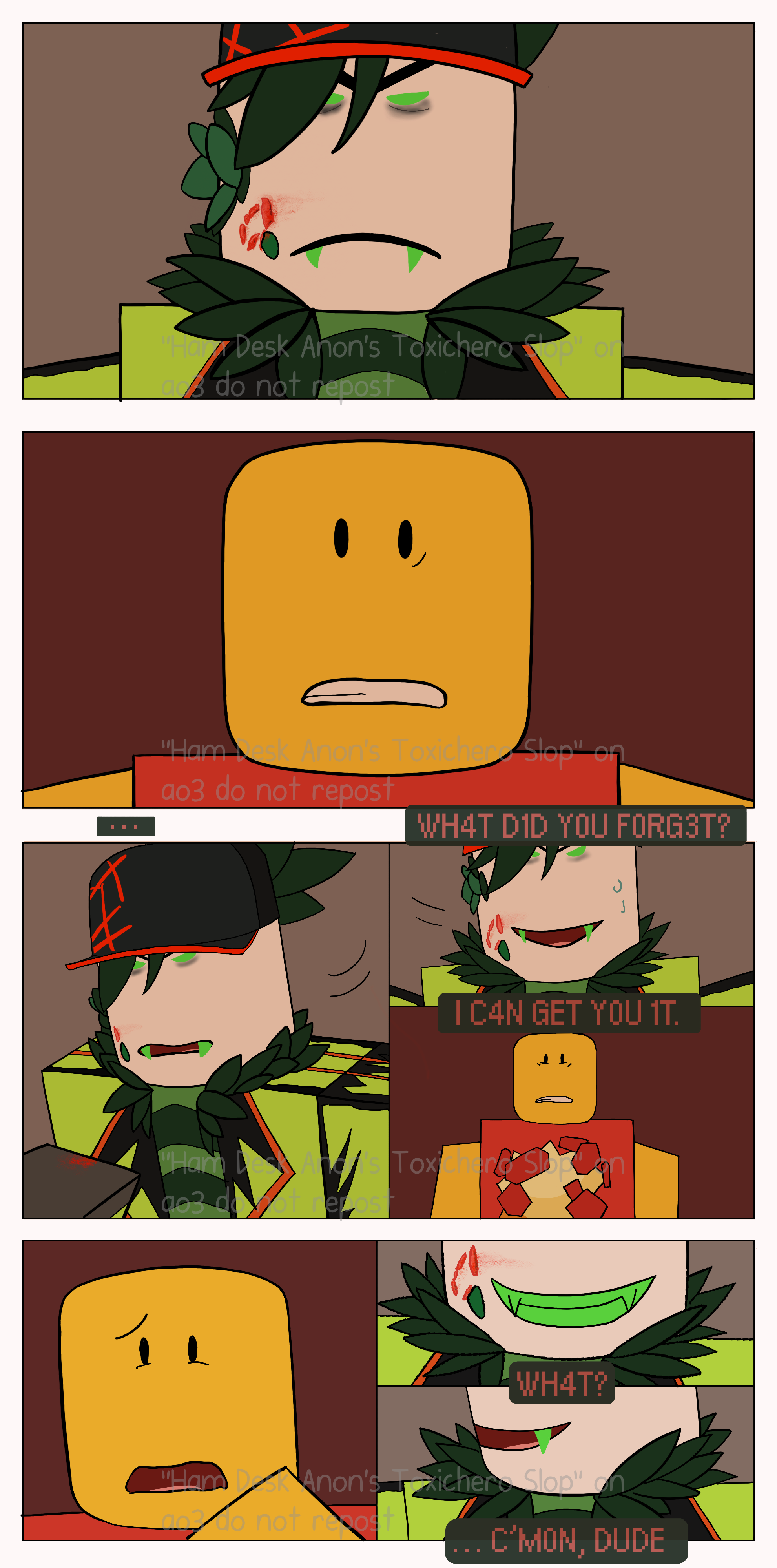Ham Desk Anon's Toxichero Slop - Anonymous - Roblox (Video Game ...